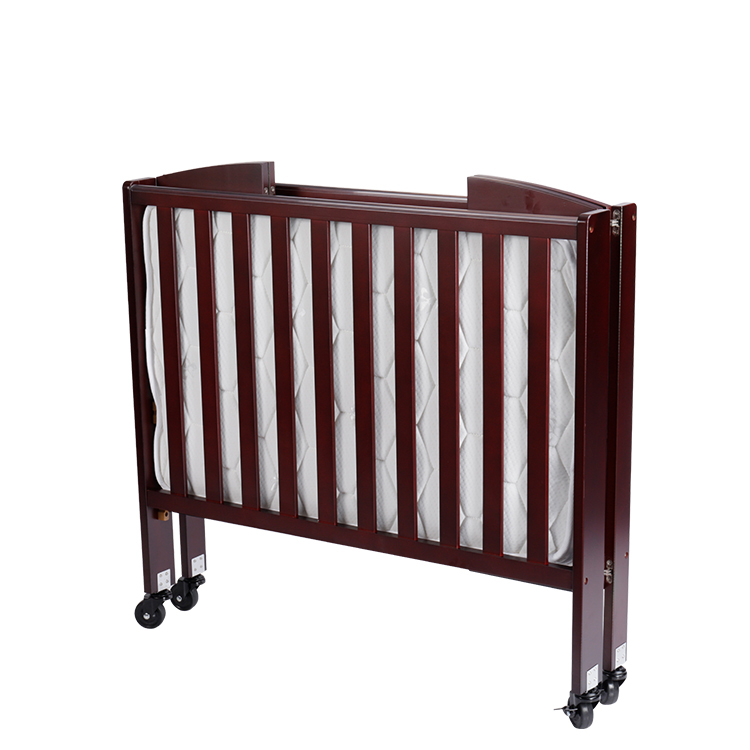 Wooden Folding Design Adjustable Height Baby Crib from China ...